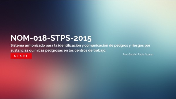 NOM-018-STPS-2015