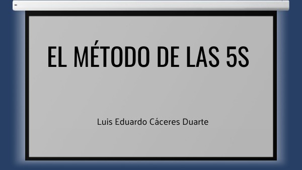 PRESENTACIÓN 5S