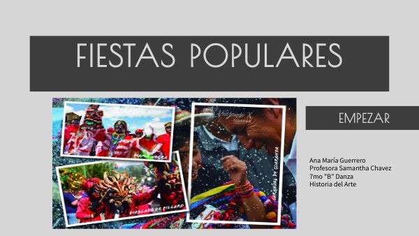 fiestas populares | Genially