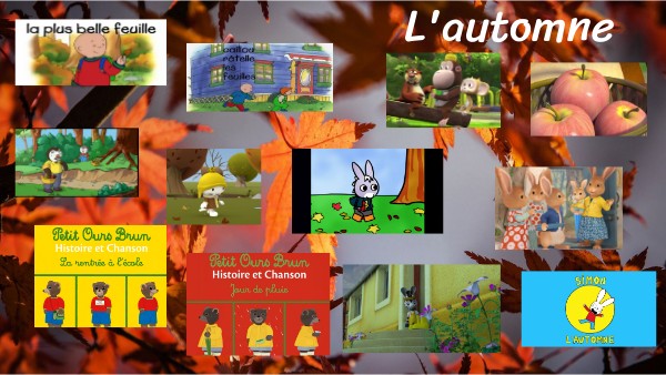 Dessins animés automne