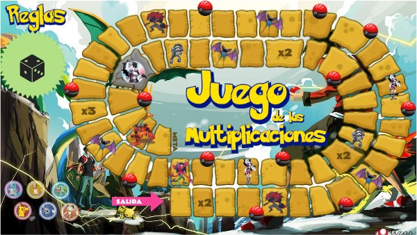 Juego de multiplicación cuarto básico | Genially