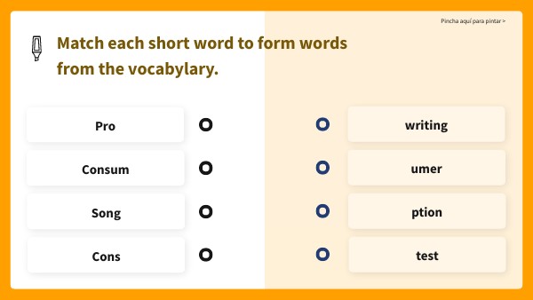 VOCABULARY WEEK 1 | Genially