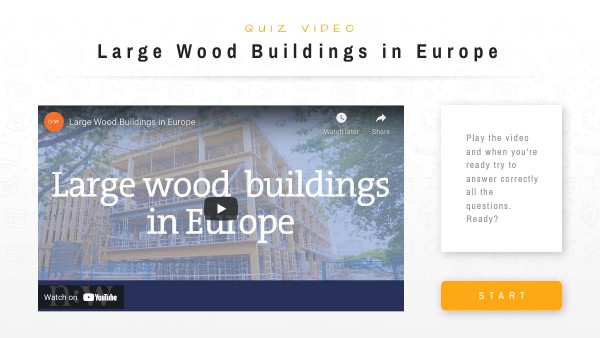 QUIZ VIDEO ON TIMBER STRUCTURE | Genially