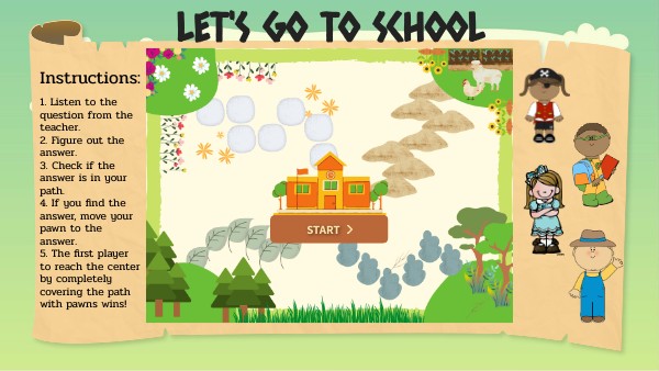 Let's Go To School Game