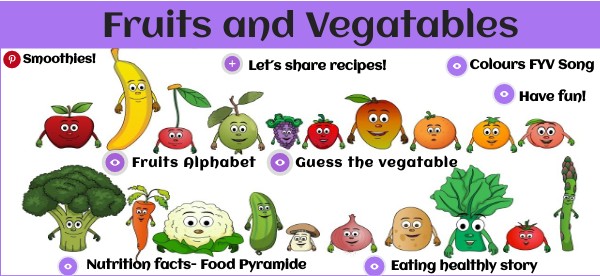 Fruits and Vegetables healthy food | Genially