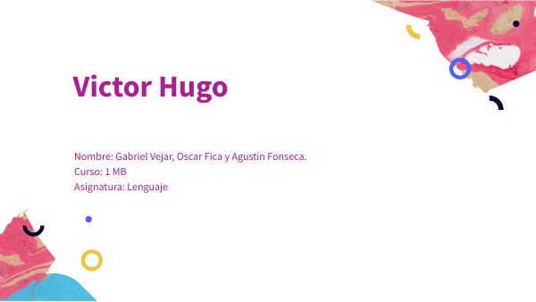 Víctor Hugo | Genially