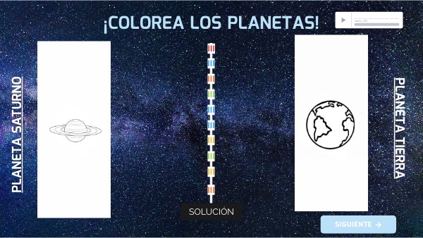 ¡COLOREA LOS PLANETAS! | Genially
