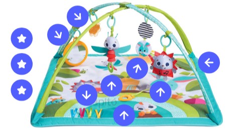 Tiny Love Hrací deka s hrazdou Meadow Days Sunny Day | Genially