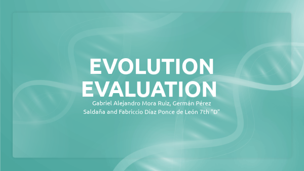 BIOLOGY EVOLUTION | Genially