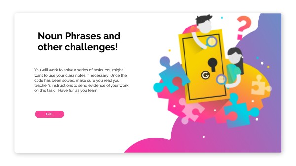 Writing Noun Phrases and MORE! | Genially