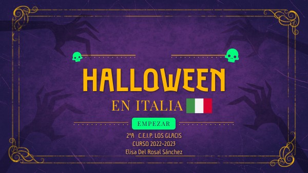 HALLOWEEN EN ITALIA | Genially