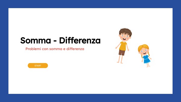 somma differenza | Genially