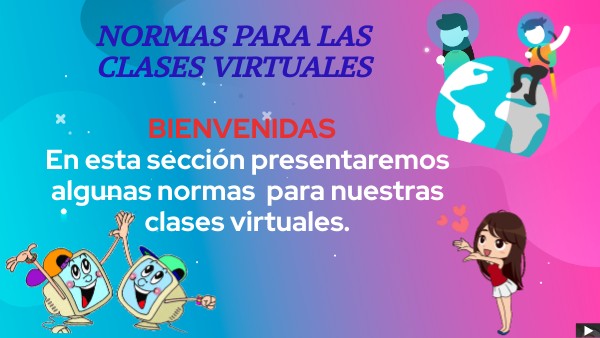 NORMAS DE CLASE VIRTUAL COMPUTACIÓN