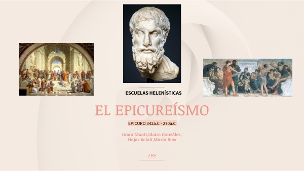 EL EPICUREÍSMO