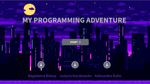 MY PROGRAMMING ADVENTURE