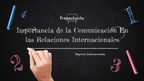 Importancia de la comunicación en las Relaciones Internacionales | Genially