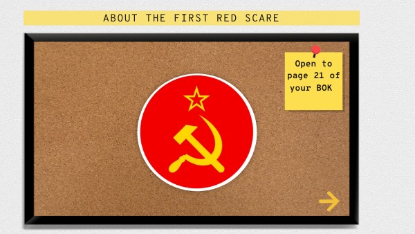 The First Red Scare