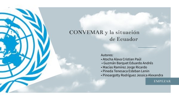 PRESENTACIÓN CONVEMAR | Genially