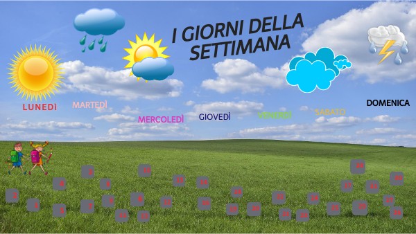 i giorni della settimana | Genially