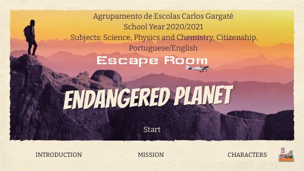 Endangered Planet ESCAPE ROOM - AECG 2021 | Genially