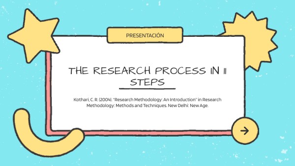 THE RESEARCH PROCESS IN 11 STEPS