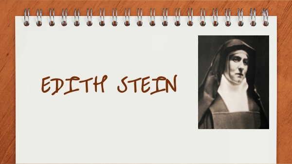 EDITH STEIN 03 SEPTIEMBRE
