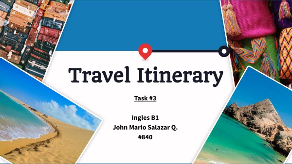 Travel itinerary