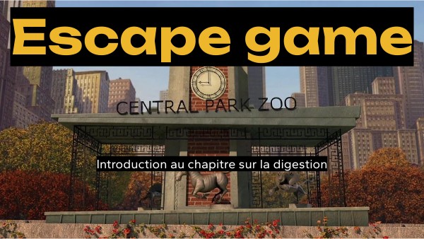 escape game nutrition intro | Genially