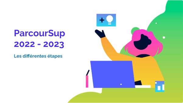 ParcourSup 2022 - 2023 : les grandes lignes | Genially