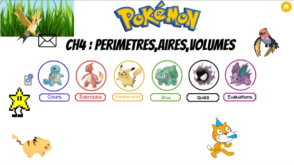 5_Classeur_CH4_perimetres_aire_volumes | Genially