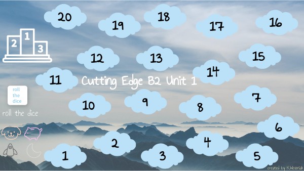 Cutting Edge B2 unit 1 Game | Genially