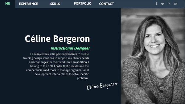 ENGL. Céline Bergeron - PORTFOLIO | Genially