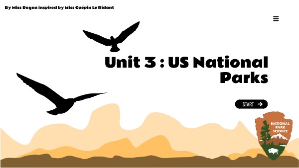 5e Unit 3 US National Parks | Genially