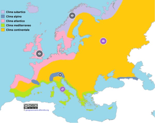 carta climatica europea | Genially