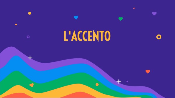 L'accento | Genially