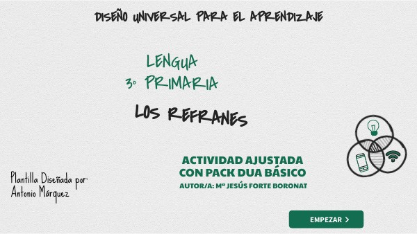 Actividad: LOS REFRANES | Genially