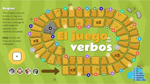 Juego de los verbos | Genially