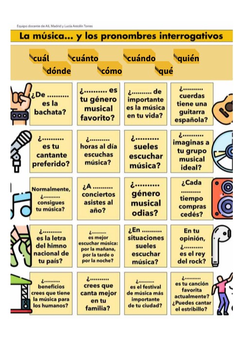 pronombres interrogativos | Genially