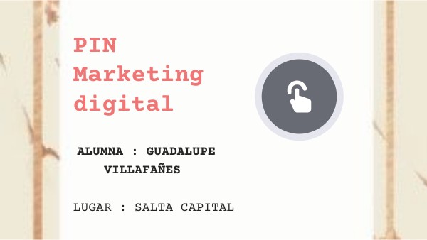 PIN MARKETING DIGITAL | Genially