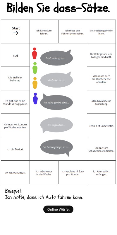 dass-Sätze | Genially