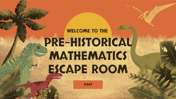 ENG - DINOSAURS ESCAPE ROOM Math
