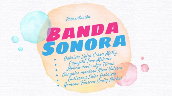 Banda sonora | Genially