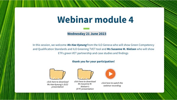 S4FG - Webinar module 5