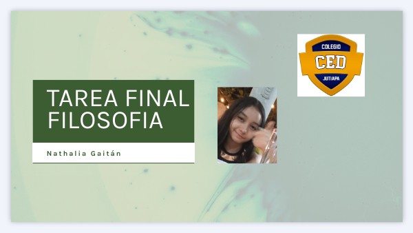 tarea final - filosofía | Genially