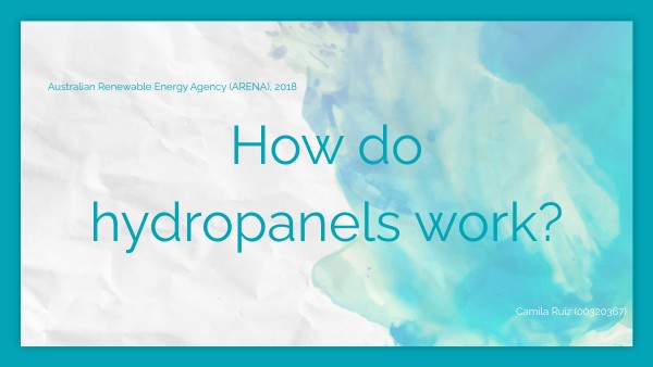 Rd. #2.3: 2018_How do hydropanels work | Genially