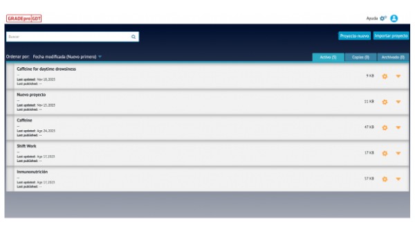 tutorial de la plataforma de GRADEpro | Genially