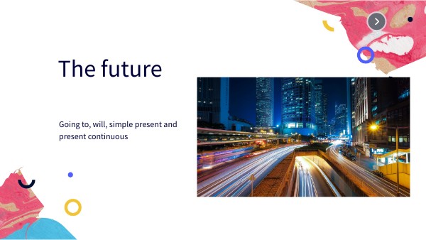 Learn how to use the future in engish. | Genially