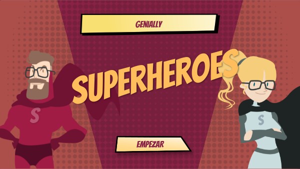 Presentación Genially Superheroes | Genially