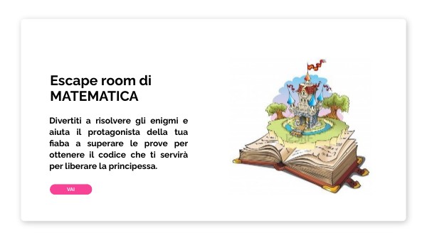 ESCAPE ROOM DI MATEMATICA | Genially
