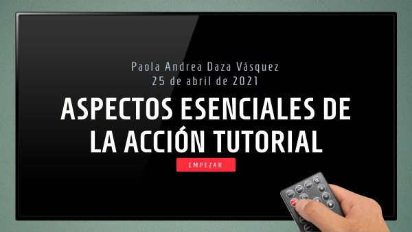 Aspectos Esenciales en la Acción Turorial